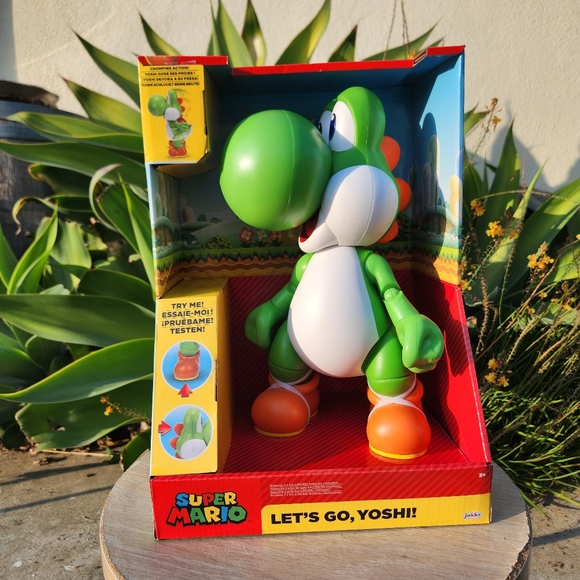 Nintendo | Toys | Nintendo Super Mario Lets Go Yoshi 2 Tall Interactive ...